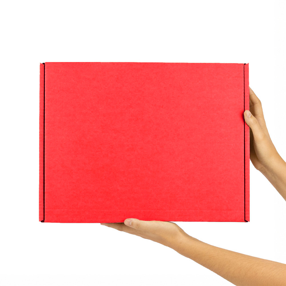 CAJA POSTAL ROJA 38 X 28 X 8 CM EXT